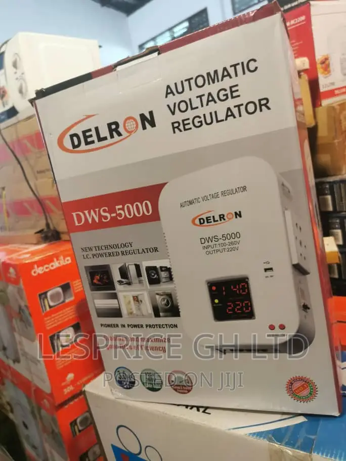 Delron Wall Mounted DWS-5000 Over Voltage Regulator 5kva in Osu - Home ...