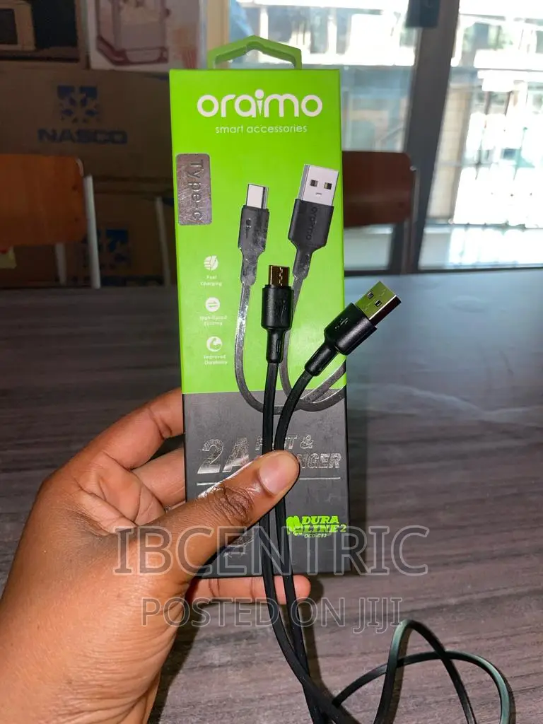 Oraimo Type-C 2A Fast and Stronger Data Cable in Dansoman - Accessories ...