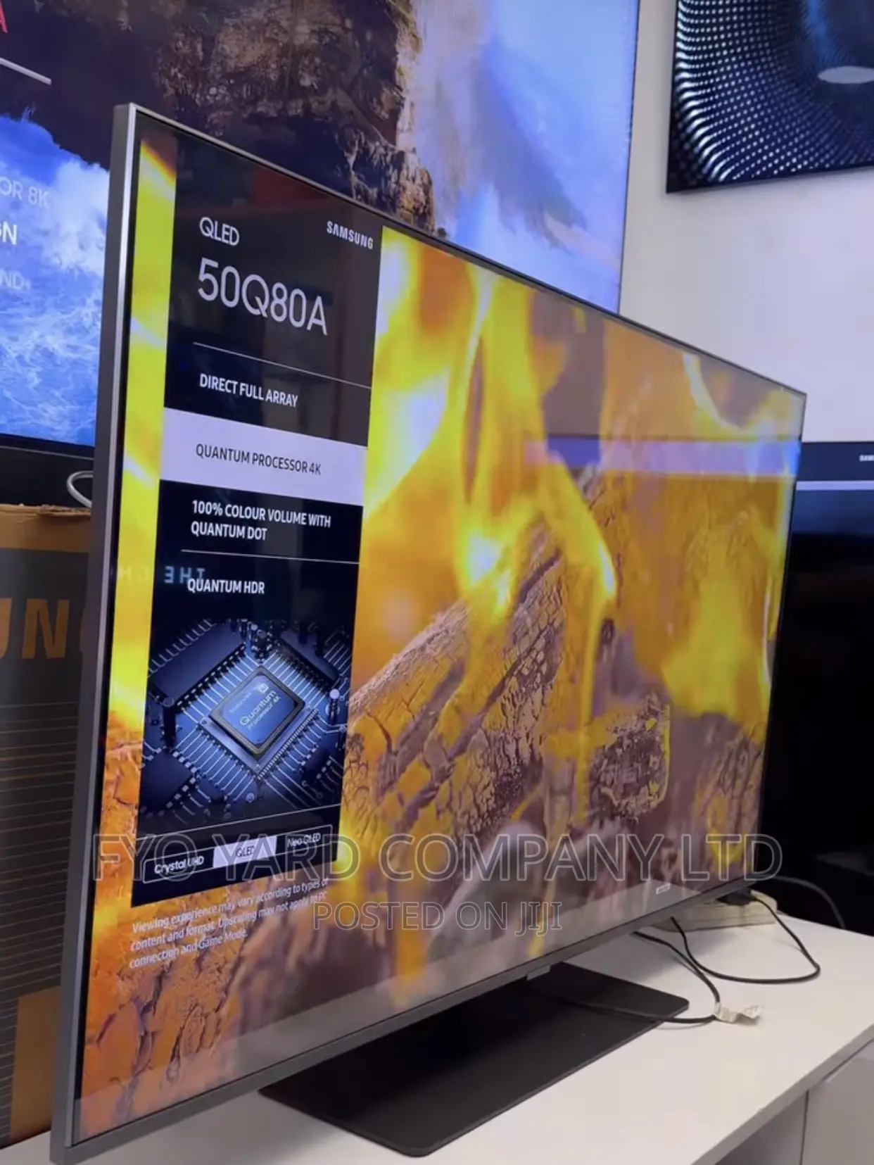 SAMSUNG 50-Inch Class QLED Q80A Series - UHD Direct Full in Accra ...