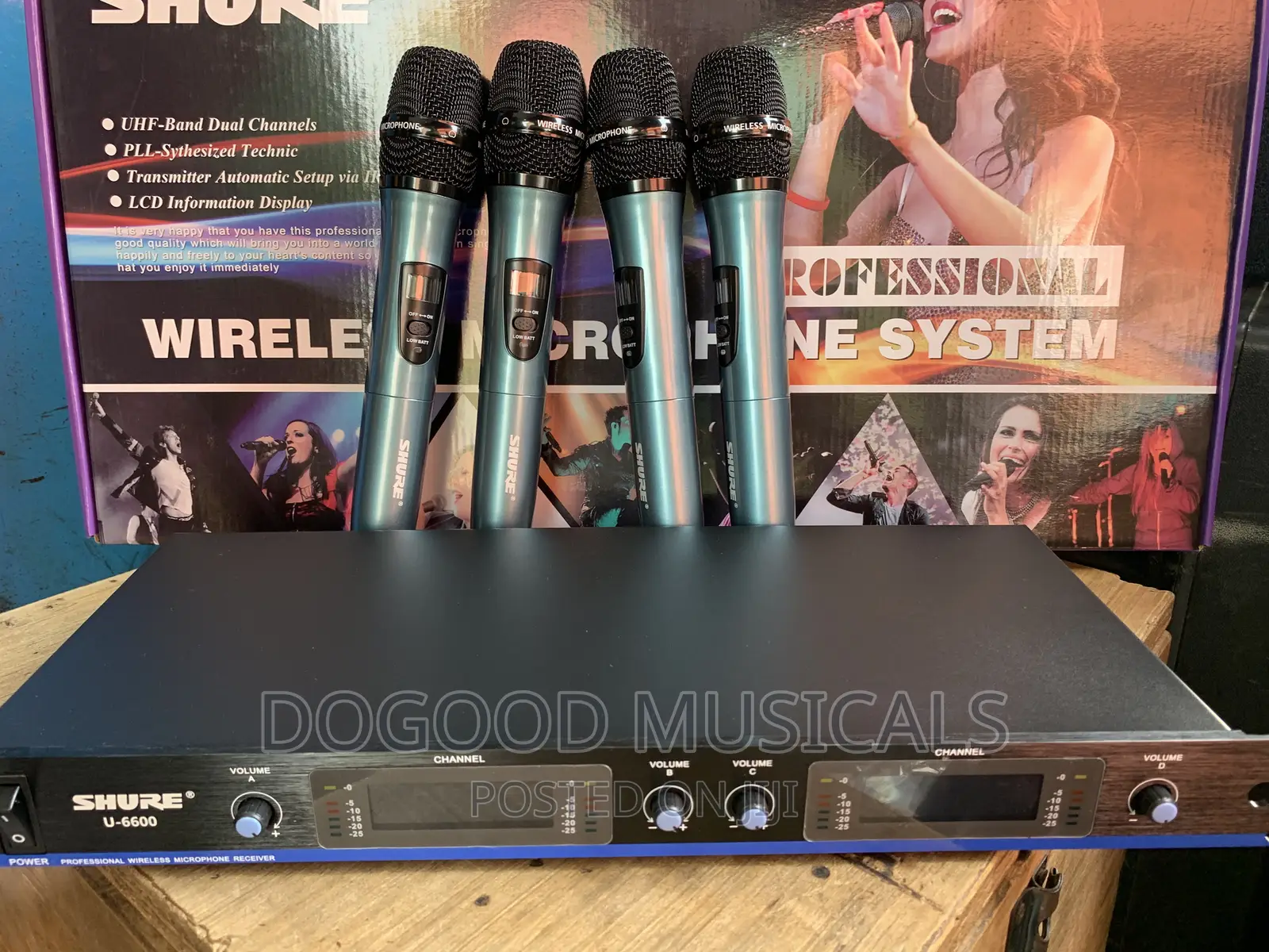 SHURE U-6600 4in1 Long Range Wireless Microphone in Accra Metropolitan ...