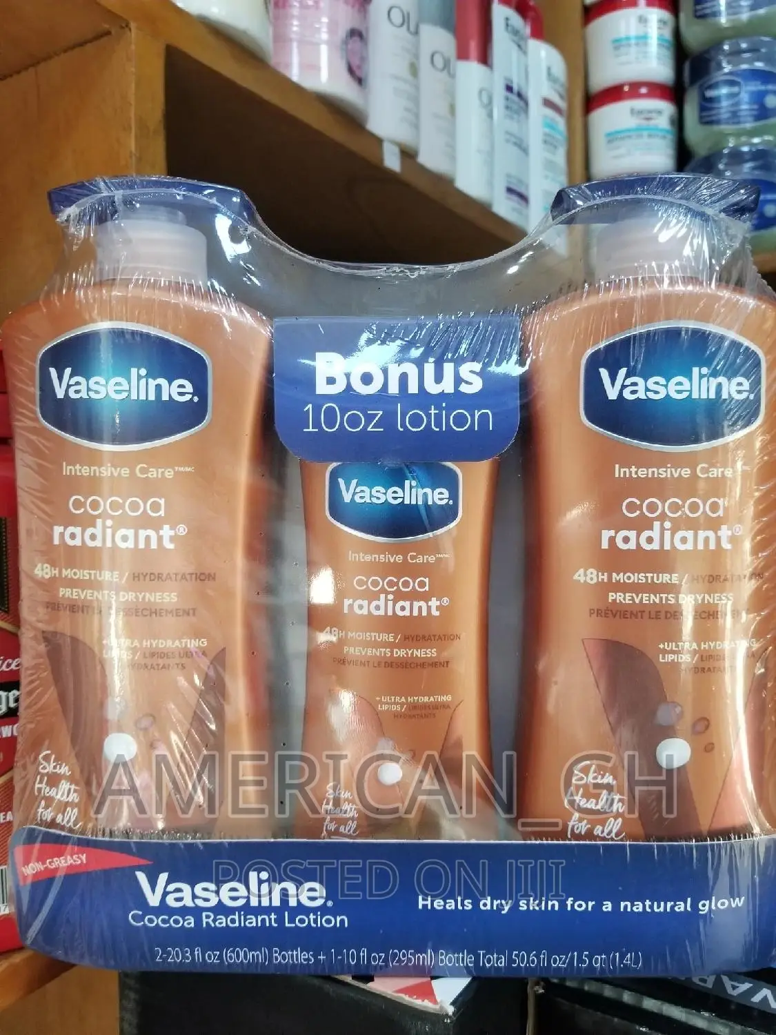 Vaseline Cocoa Radiant in Accra Metropolitan - Bath & Body, Emmanuel ...