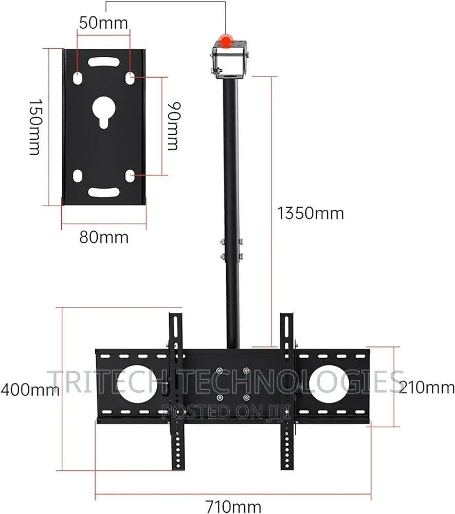 TV Ceiling Mount, Telescopic LCD Ceiling TV Mount 26" ~ 75" in Lapaz ...
