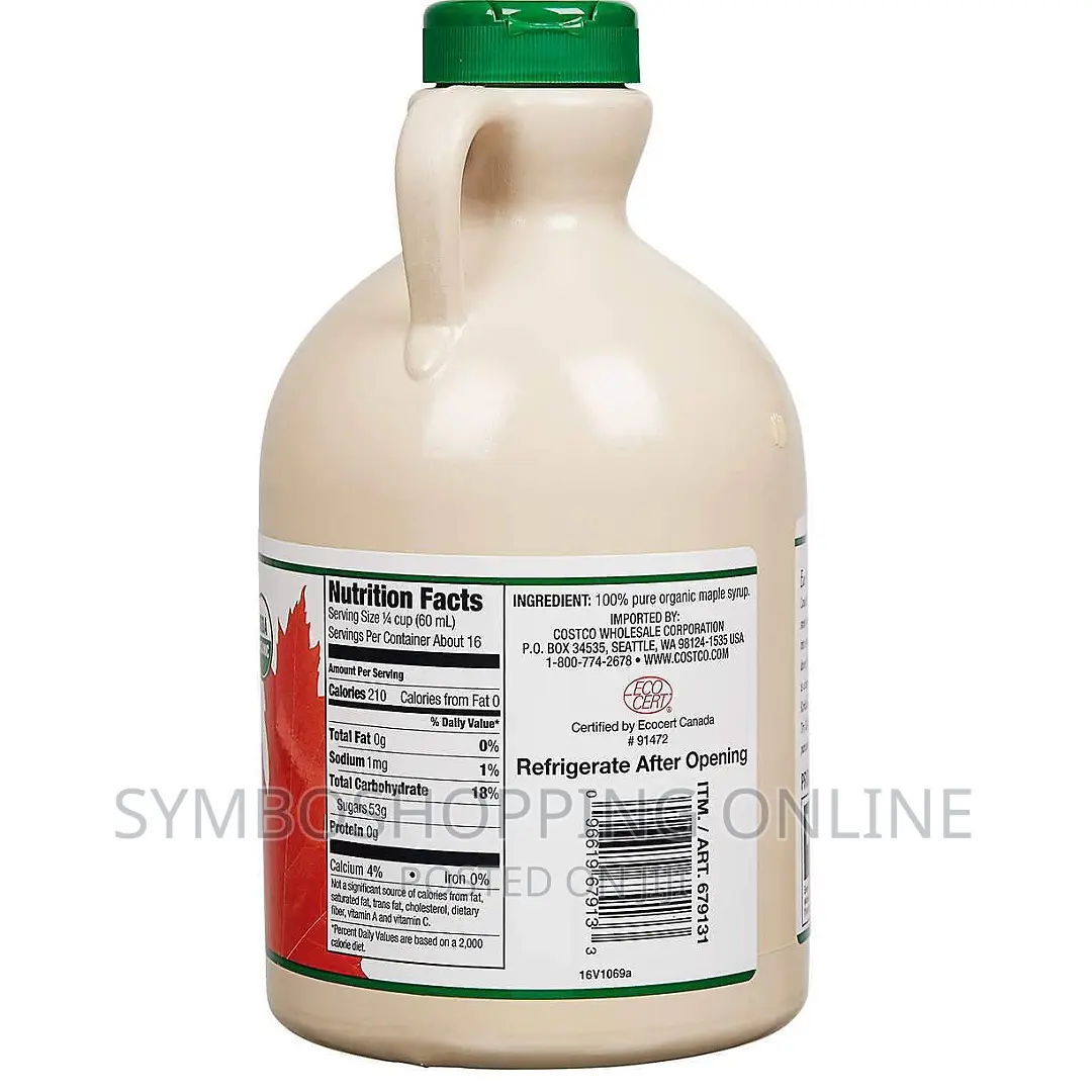 Kirkland Signature Organic Pure Maple Syrup - 1 Litre in Airport ...