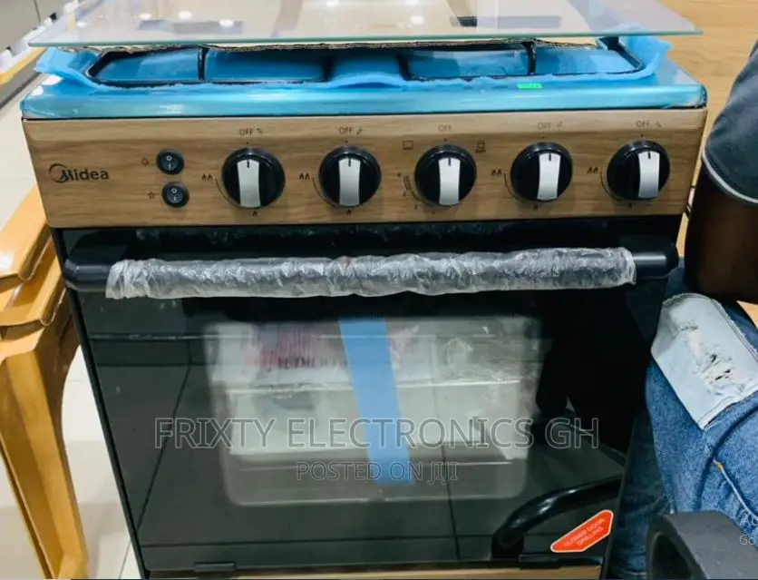 Great Midea 4 Burner Gas Cooker 60x60cm Oven Grill (60x60) in Accra ...