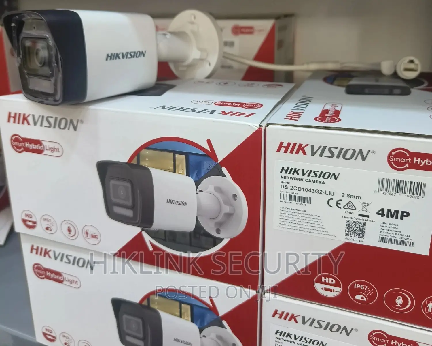 Hikvision 4mp IP Hybrid Bullet in Kumasi Metropolitan - Security ...