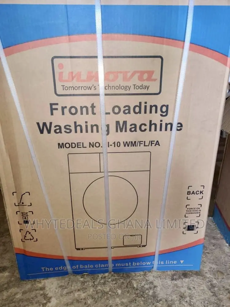 Clean Laundry! Front Load 10kg Innova Full Auto Wash Machine in Accra ...
