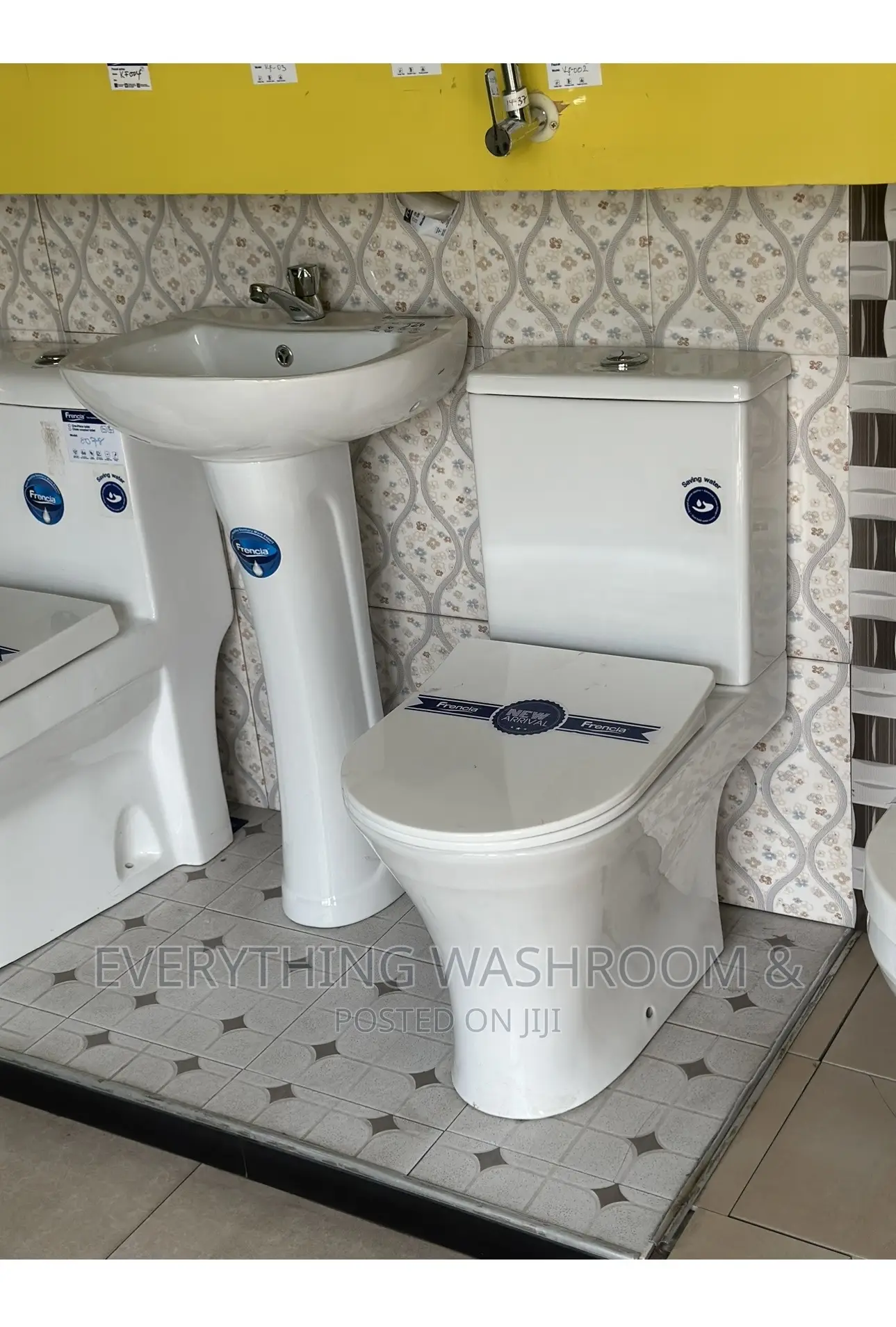 Frencia WC Basin Set_water Closet_wash Hand Basin Complete in Accra ...