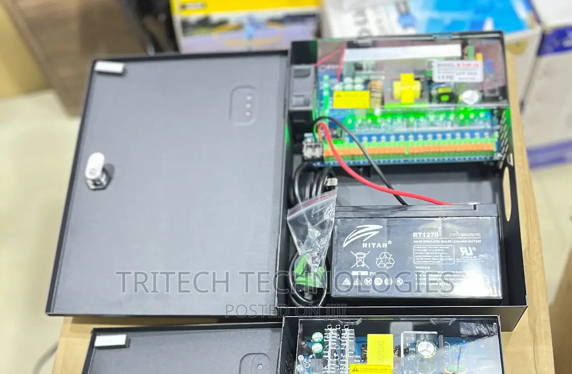 Power Supply CCTV With Backup Battery 20amps and Powercable in Lapaz ...